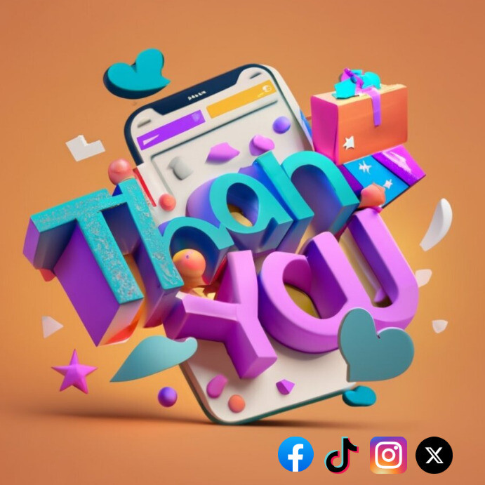 Thank you Template | PosterMyWall
