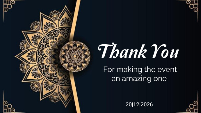 Thank you Template | PosterMyWall