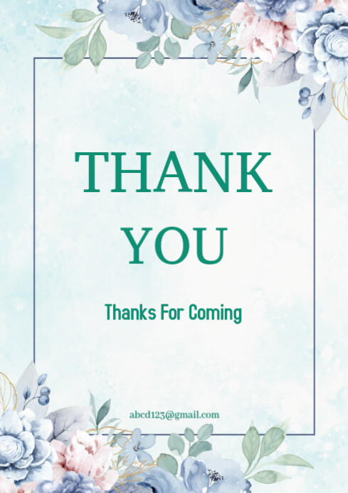THANK YOU Template | PosterMyWall