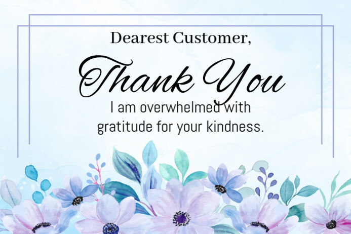 Thank you Template | PosterMyWall