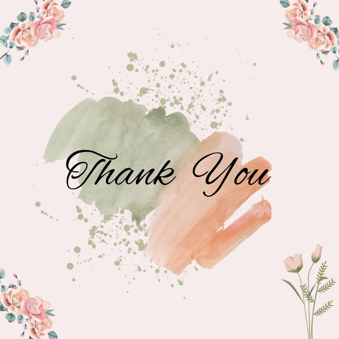 Plantilla de Agradecimiento | PosterMyWall