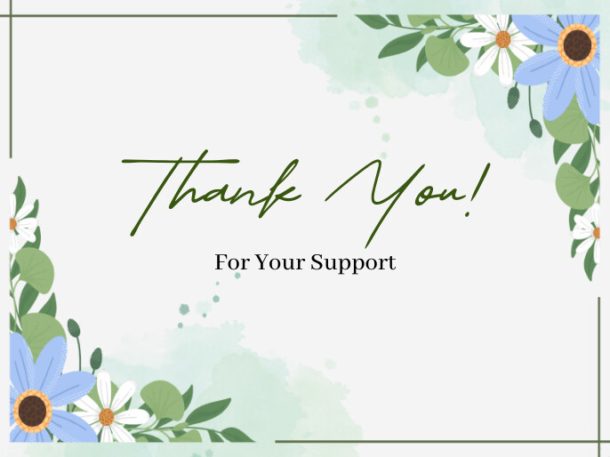 Thank you Templat | PosterMyWall