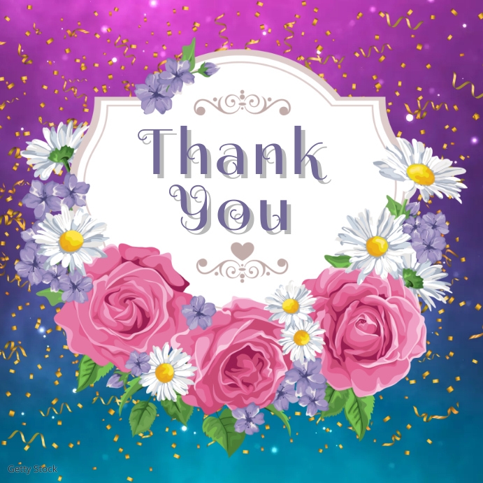 Thank You Template | PosterMyWall