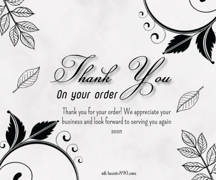 Thank you Template | PosterMyWall