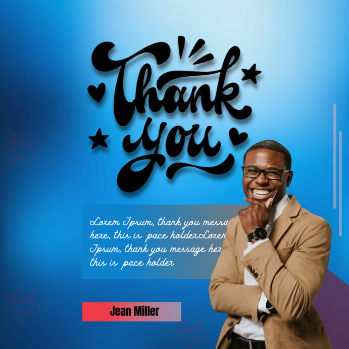 thank you Template | PosterMyWall