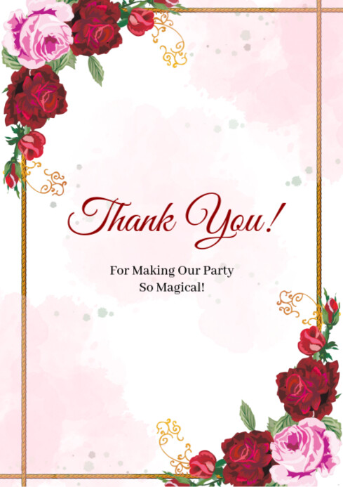 Thank you Template | PosterMyWall
