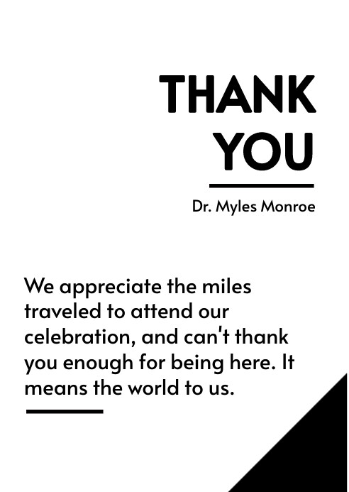 Thank you flyer Template | PosterMyWall