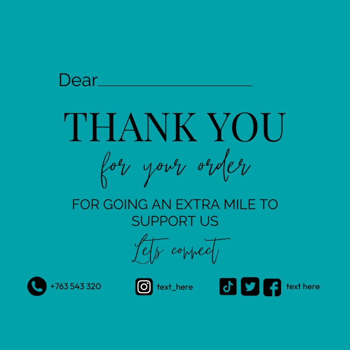 Copy of Thank You Flyer Poster (1) | PosterMyWall