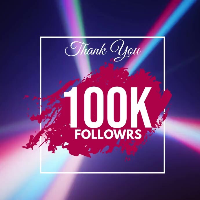 Thank You Follower Subscriber Instagram Insta Template | PosterMyWall