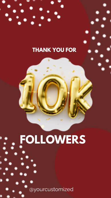 Plantilla de Thank You Followers Appreciation Insta Story | PosterMyWall