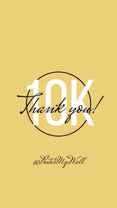 Thank You Followers Appreciation Insta Story Template | PosterMyWall