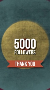 Thank You Followers Appreciation Insta Story Template | PosterMyWall