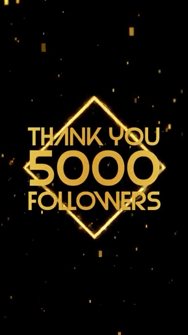 Thank You Followers Appreciation Insta Story Template | PosterMyWall