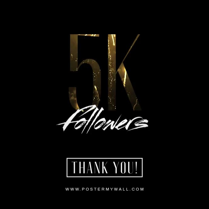 Thank You Followers Appreciation Instagram Post Firework Template ...