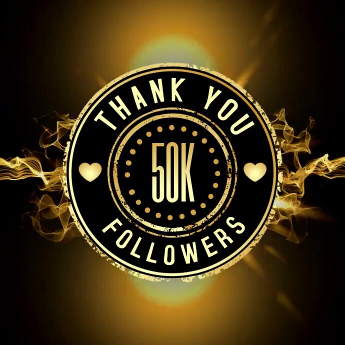 Plantilla de Thank You Followers Appreciation Instagram Post Logo ...