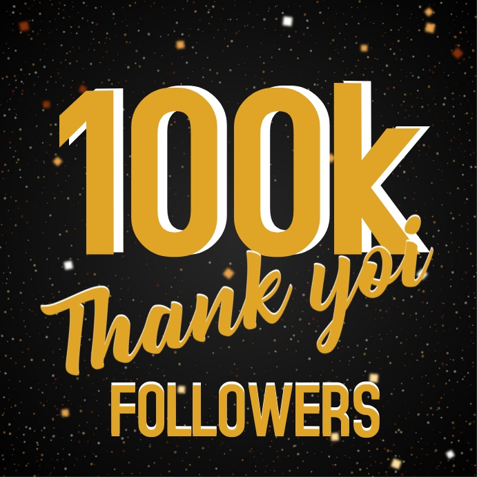 thank you followers Template | PosterMyWall