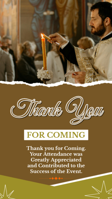 Thank You For Coming Design Template | PosterMyWall