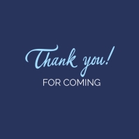 thank you for coming Template | PosterMyWall