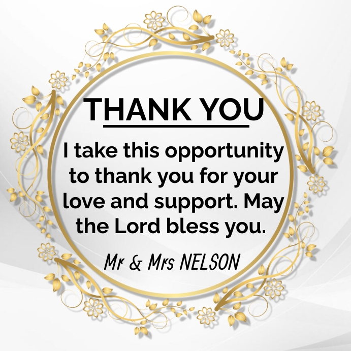 Thank you for coming to an event card design Template | PosterMyWall