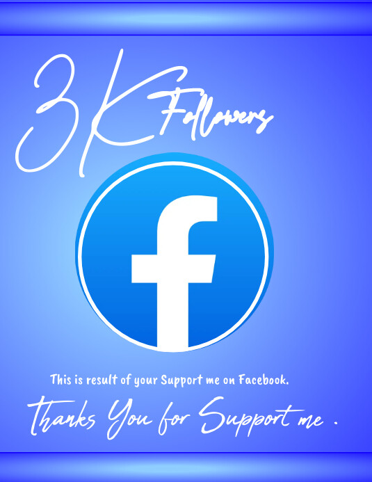 Thank you for following Template | PosterMyWall