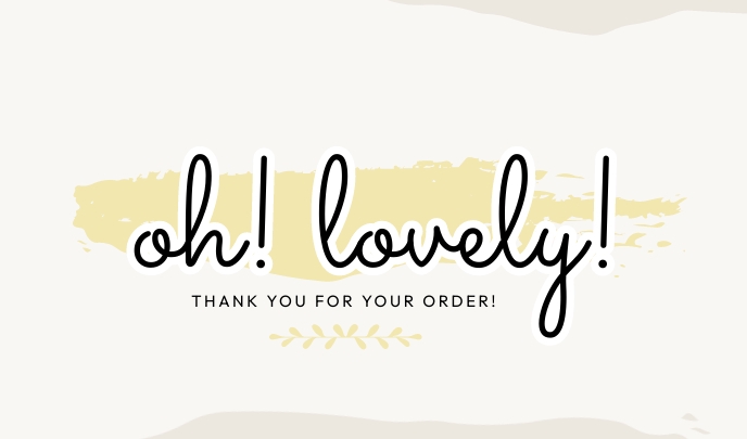 Thank You For Your Order Template | PosterMyWall