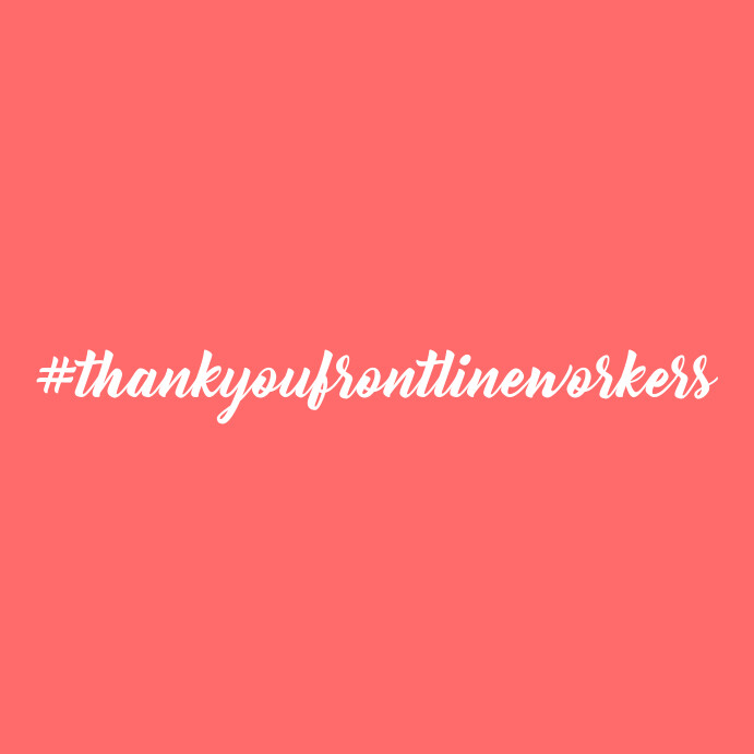 Thank You Frontline Workers Template | PosterMyWall