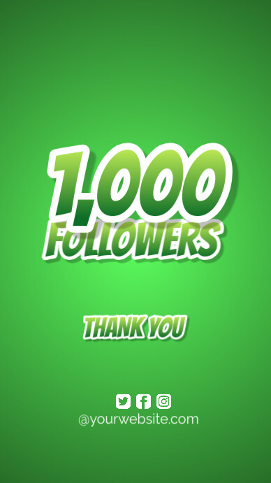 Thank you Instagram followers Template | PosterMyWall