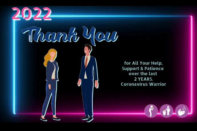 Thank You Note Coronavirus Template | PosterMyWall