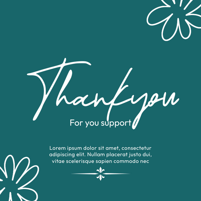 Thank you note Template | PosterMyWall