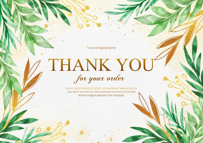 THANK YOU NOTE Template | PosterMyWall