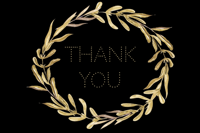 Copy of Thank you note | PosterMyWall