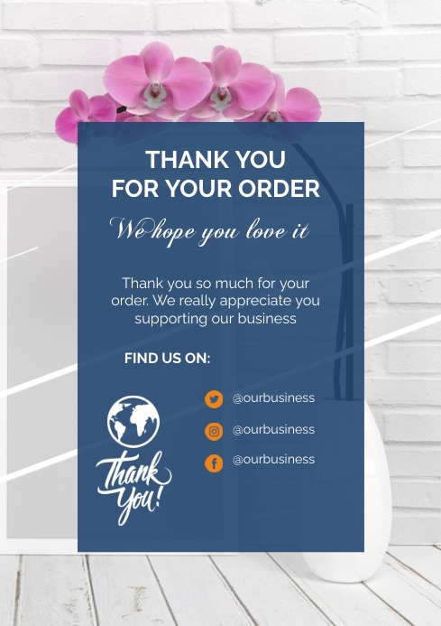 thank you note Template | PosterMyWall