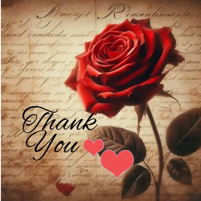 Thank You Note Template | PosterMyWall