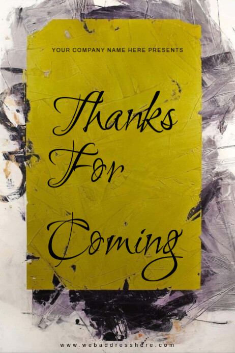 Thank you note Template | PosterMyWall