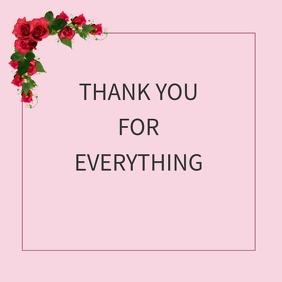 Thank you note Template | PosterMyWall