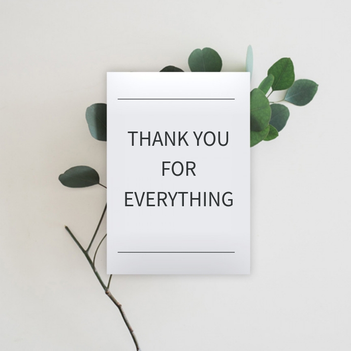 Thank you Note poster Template | PosterMyWall