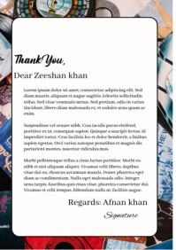 Thank you pages background Template | PosterMyWall