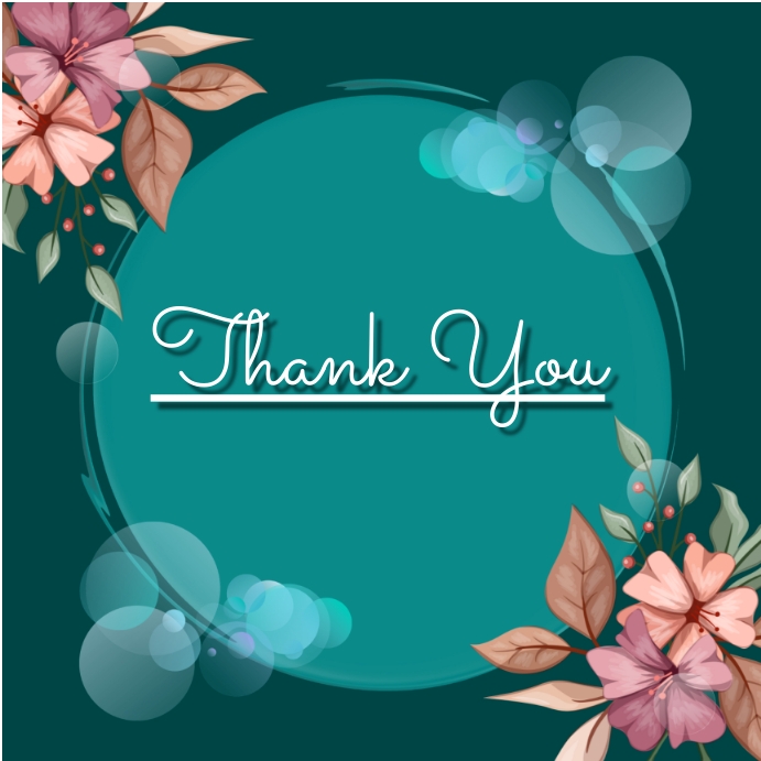 Thank you post Template | PosterMyWall