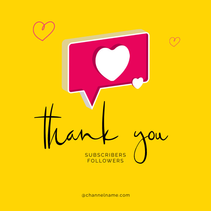 Plantilla de thank you post | PosterMyWall