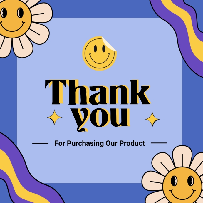 Thank you post Template | PosterMyWall