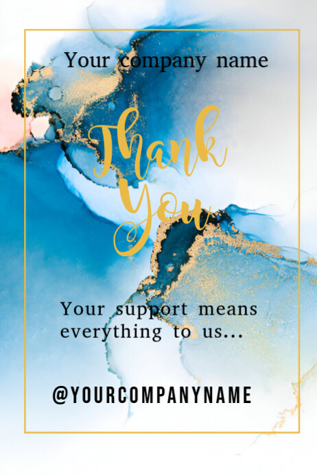 Modèle Thank you poster ad design | PosterMyWall