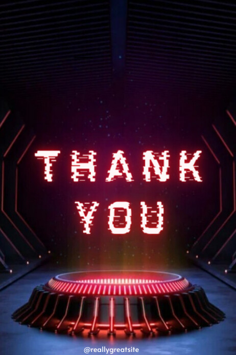 Thank You Poster Design 2024 Template | PosterMyWall