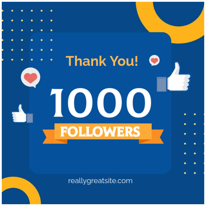 thank you social media Template | PosterMyWall