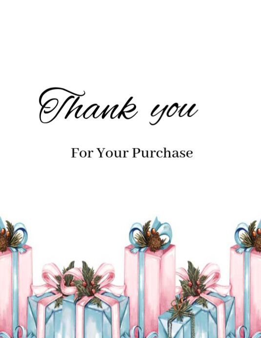 Thank you template 2025 | PosterMyWall