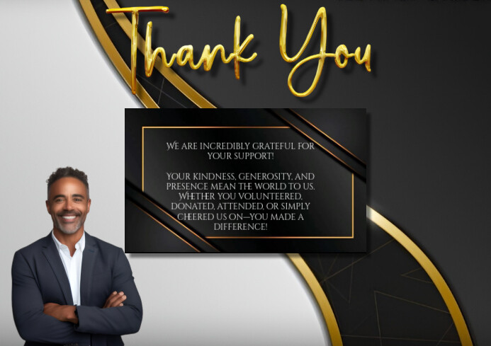 Copy of Thank You Template | PosterMyWall