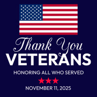Thank You Veterans Template | PosterMyWall