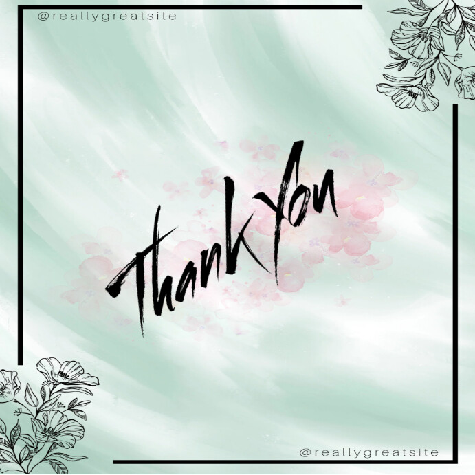 Plantilla de Thank You.instagram poster | PosterMyWall