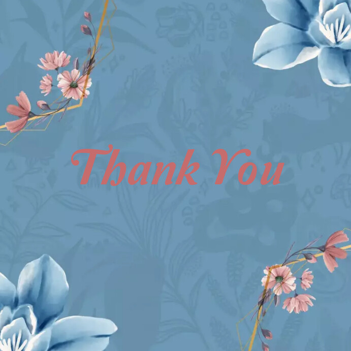 Thank You.instagram poster Template | PosterMyWall