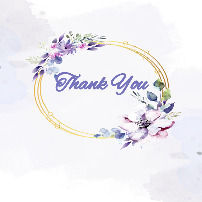 Thank You.instagram poster Template | PosterMyWall