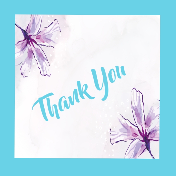 Thank You.instagram poster Template | PosterMyWall